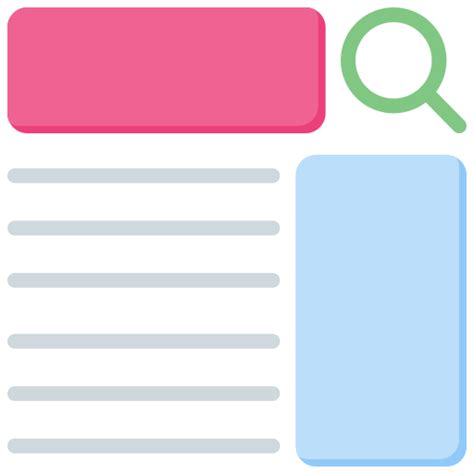 Wireframe Generic Flat Icon