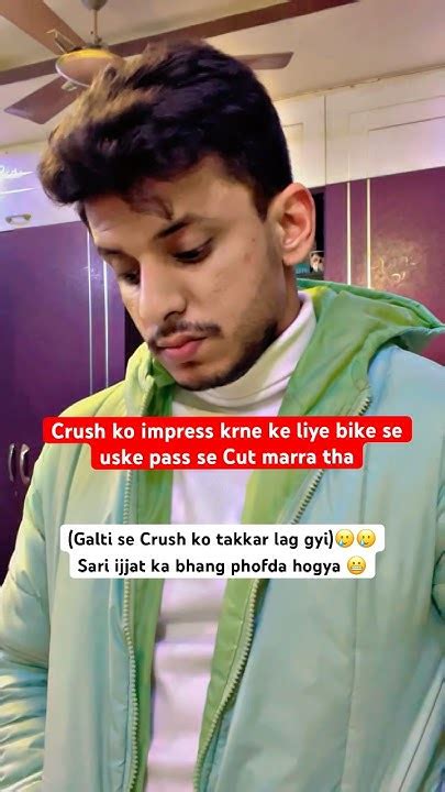 Crush Stunt🥲 Shubham Saini Comedy Comedyshorts Shubhamsaini