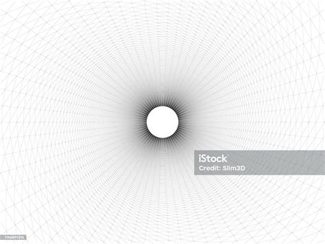 와이어 프레임 구멍 벡터 추상 디지털 배경입니다 3d 터널 그리드 와이어 프레임 3d 표면 터널 그리드 텍스처 로우 폴리곤 모델링에 대한 스톡 벡터 아트 및 기타 이미지
