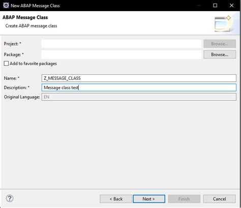 SAP ABAP Central Message Classes SAP Cloud Platform