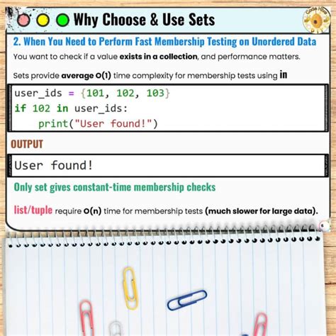 Choosing Sets In Python Programming Complete Coding Lesson By