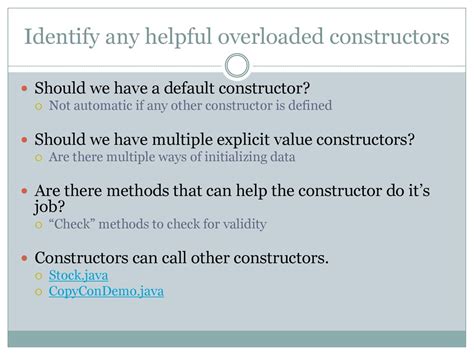 Designing A Class Ppt Download