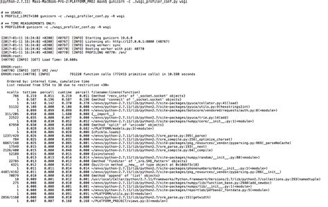 Measuring Performance Of Python Based Apps Using Gunicorn And Cprofile