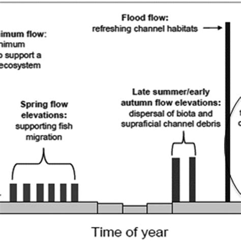 Schematic Representation Of A Mitigation Flow Regime Based On The