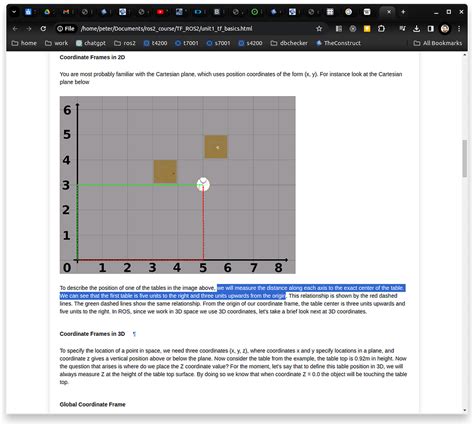Confusing Description Of Coordinate System TF ROS2 The Construct ROS Community