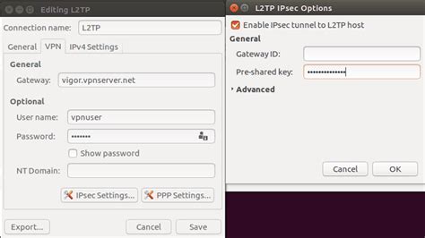 L2tp Over Ipsec Vpn From Ubuntu To Vigor Router Draytek