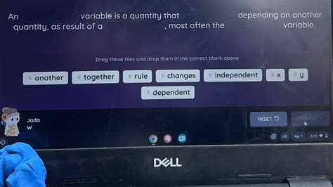 Solved An Variable Is A Quantity That Depending On Another Quantity