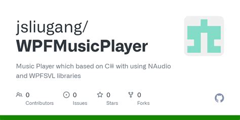 GitHub Jsliugang WPFMusicPlayer Music Player Which Based On C With Using NAudio And WPFSVL