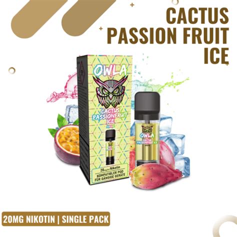 Owla Prefilled Pod Cactus Passionfruit Ice 20mg Nikotin 350