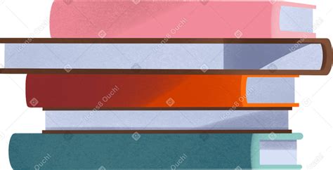 stack of books illustration in png svg