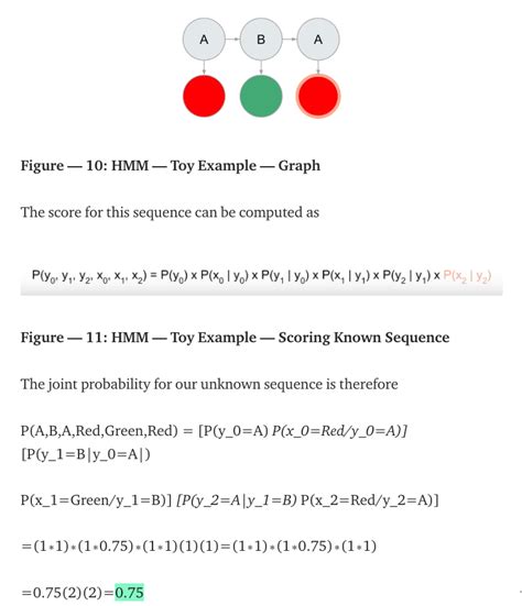 How To Calculate The Probability Of Hidden Markov Models Stack Overflow