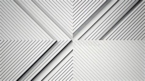 Intersections In White Geometric Abstract Patterns In Modern Design Stock Illustration