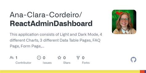 GitHub Ana Clara Cordeiro ReactAdminDashboard This Application Consists Of Light And Dark
