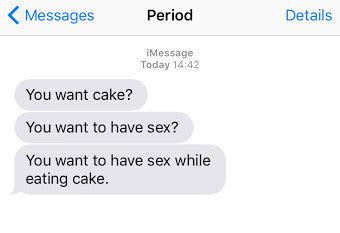 Brutal Texts Your Period Would Send You