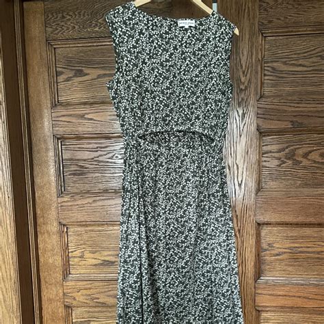 Apiece Apart Womens Green Dress Depop