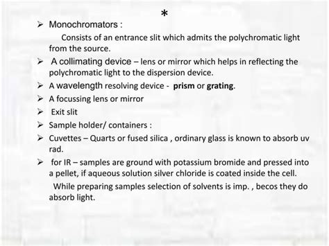 Uv Visible Spectroscopy Pptx Physics Science