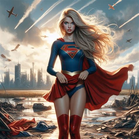 Supergirl Giving Her Viewers A Peek By Thepevie On Deviantart