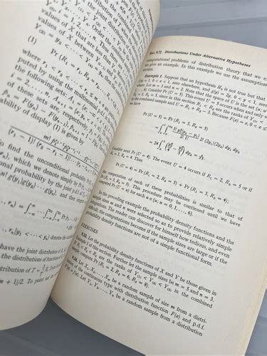 Introduction To Mathematical Statistics 4th Edition Robert V Hodge Allen C 1976 Ebay