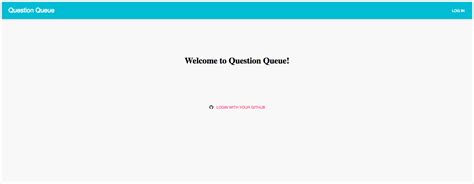 GitHub Greenfield Project Team Io QuestionsQueue A Web Application For Students To Submit