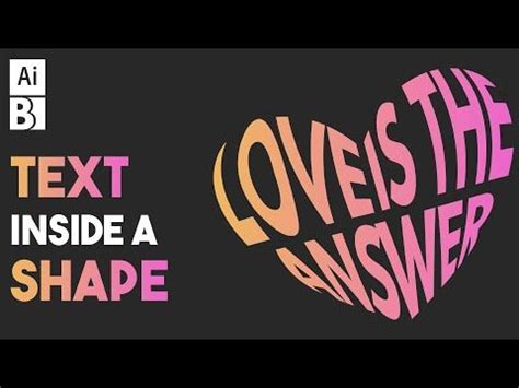 How To Warp Text Inside A Shape In Illustrator Text Tutorial Text Clipping Shapes