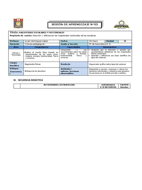 Vectores 03 Cyt Pdf Vector Euclidiano Escalar Matemáticas