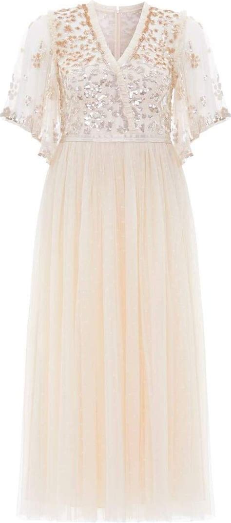 Needle And Thread Patchwork Sequin Bodice Ballerina Dress New Wedding
