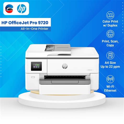 Jual HP OfficeJet Pro 9720 Wide Format All In One Printer 53N94C Shopee Indonesia