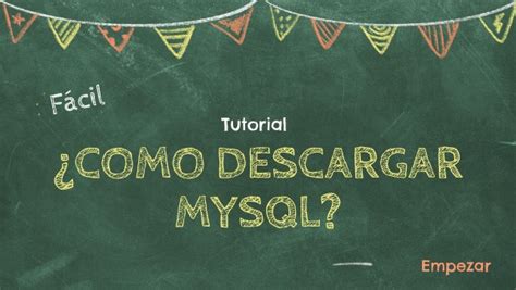 Como Descargar MySQL Genially