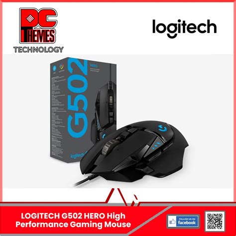 Logitech G Hero High Performance Gaming Mouse Shopee Singapore