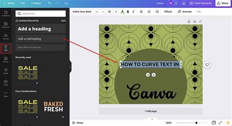 How To Curve Text In Canva Envato Tuts