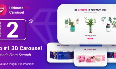 ultimate 3d carousel wordpress and woocommerce plugin by fwdesign