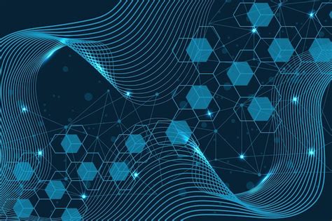 Premium Vector Technology Abstract Lines And Dots Connect Background