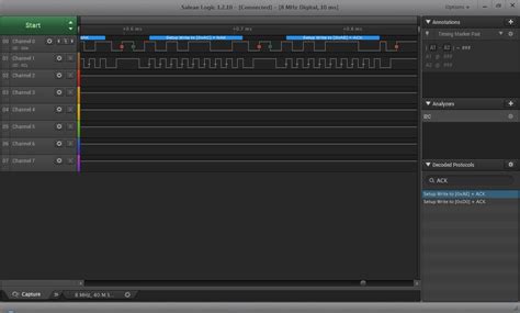 Mismatch Of I2c Addresses Between Logic Analyzer And I2cscanner Networking Protocols And