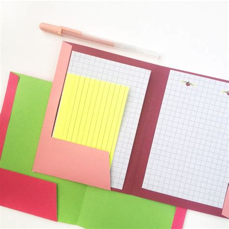 Stationery Mini Folder Diy