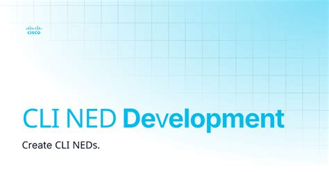 cli ned development cisco crosswork nso documentation