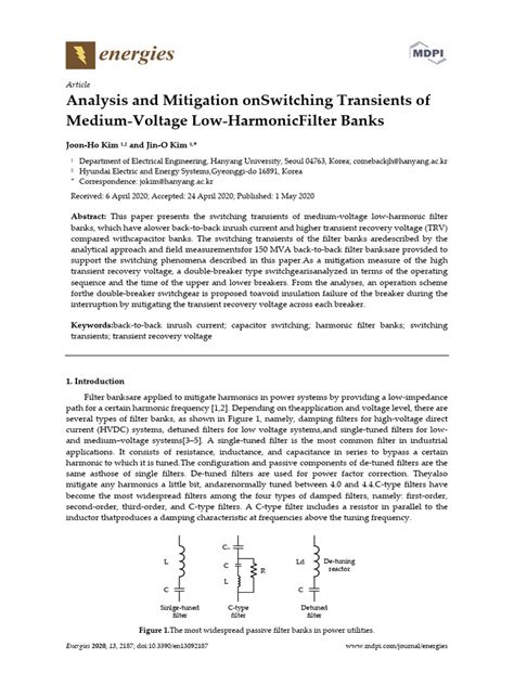 Analysis And Mitigation Onswitching Transients Of 1 Pdf