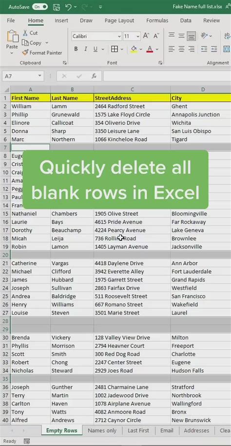 Excel Cheat Sheet