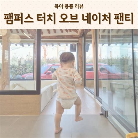 10kg 돌아기 기저귀 팸퍼스 터치 오브 네이처 팬티 4단계 후기 네이버 블로그