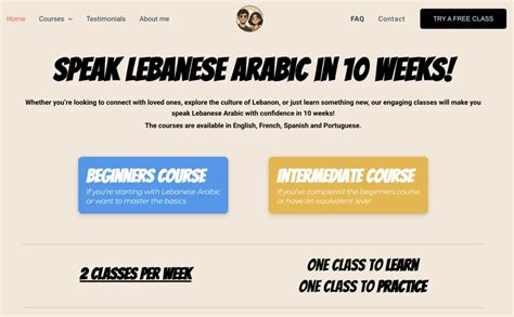 Intermediate Course Speak Lebanese Arabic
