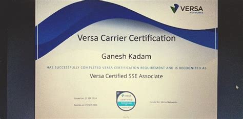 Ganesh Kadam On Linkedin Ishantechnologies Versanetworks Sase Security Vnx125