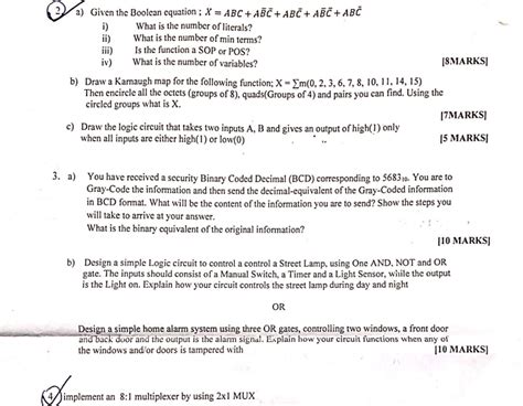 Solved A Given The Boolean Equation Chegg