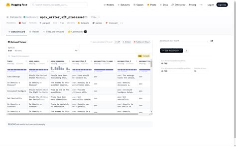 发布 Npovwritersftprocessed 数据集 应用在 自然语言处理、文本生成 领域