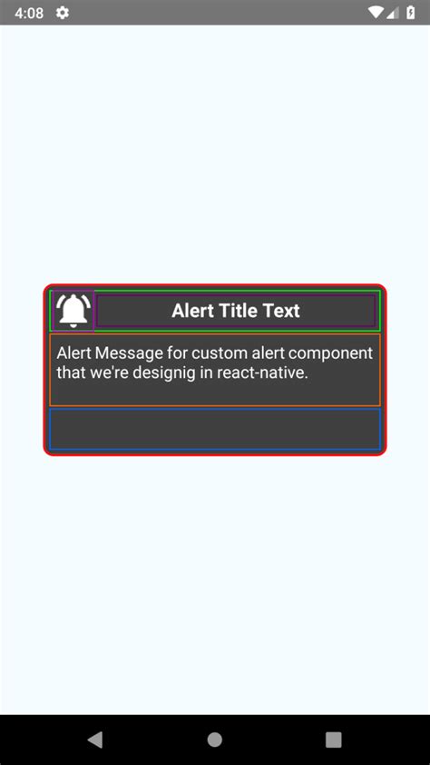 How Can We Customize Alert Component In React Native Sunflower Lab
