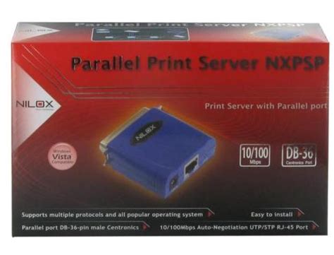 Nilox Nxpsp Parallel Print Server Print Servers Per505883 Nilox Nxpsp Parallel Print Server Print Servers Per505883