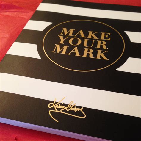 Make Your Mark Notebook Notesinabook
