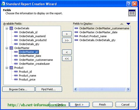 Net Code Examples Vbnet Crystal Reports From Multiple Tables