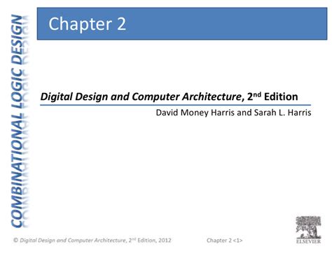PPT Chapter Digital Design And Computer Architecture Nd Edition PowerPoint