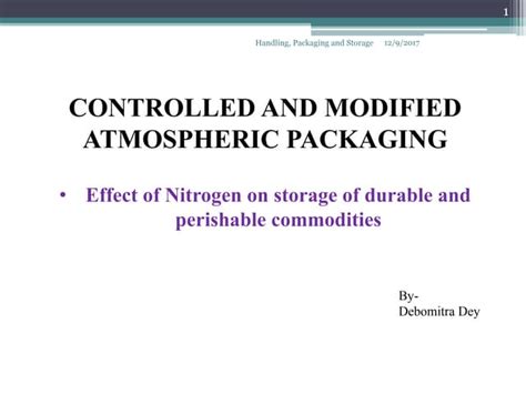Controlled Atmosphere And Modified Atmosphere Storage Ppt