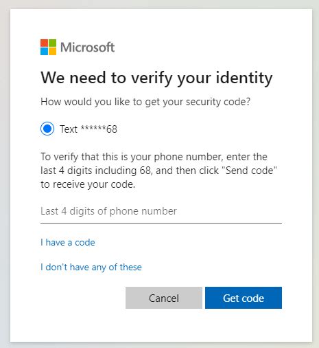 Couldnt Retrieve Sms Code Forget Password Microsoft Qanda