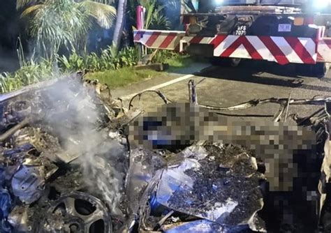 3 Rentung Kereta Langgar Lori Sampah Mykmu Net